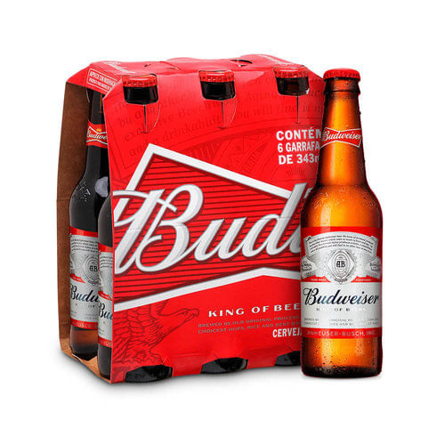 Cerveja Budweiser 343ml - Caixa com 6 unidades em Promoção no Oferta ...