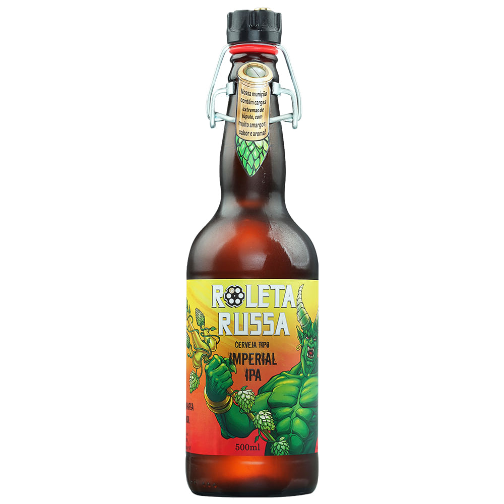 Cerveja Roleta Russa Imperial IPA 500ml - Empório da Cerveja