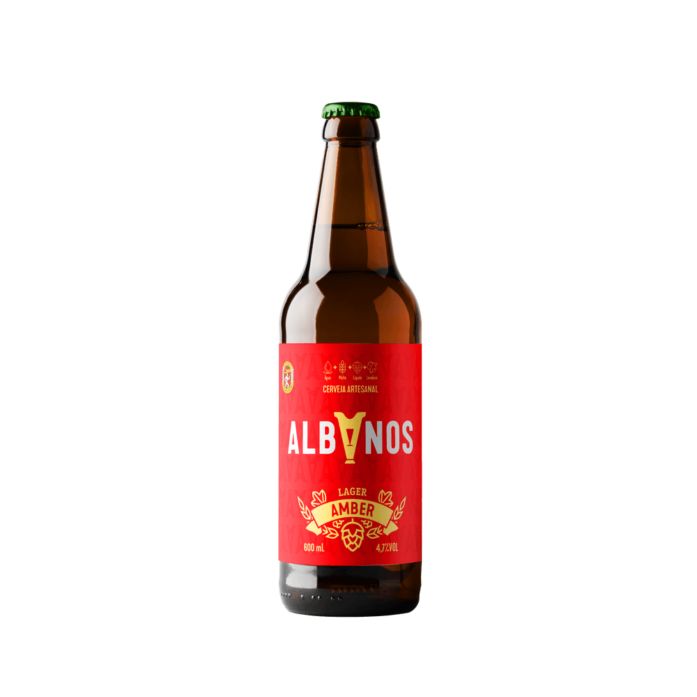 Cerveja Albanos Amber Lager 600ml - Empório da Cerveja